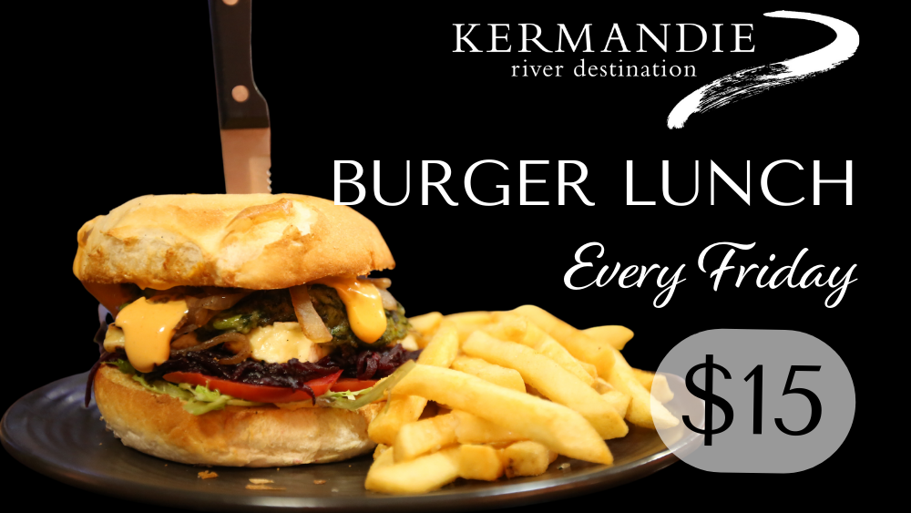 Friday Burger Lunch - The Kermandie Hotel